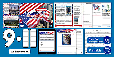 Patriot Day Remembering September 11th Interview Worksheet