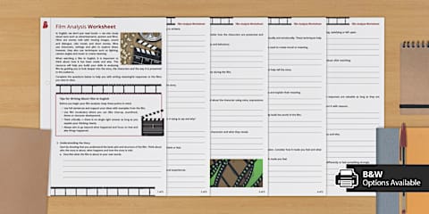 Camera Angles and Techniques Activity