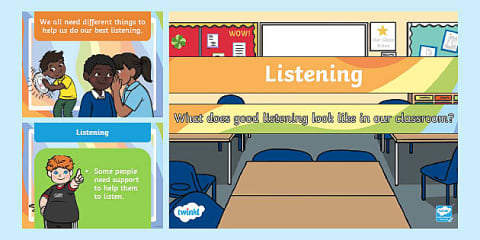 Whole Body Listening Interactive Labeling Activity