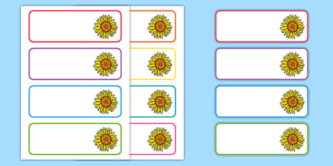 Sunflower-Themed Display Lettering - sunflower, sunflowers, display ...