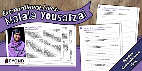 Malala Yousafzai Biographical PowerPoint & Google Slides