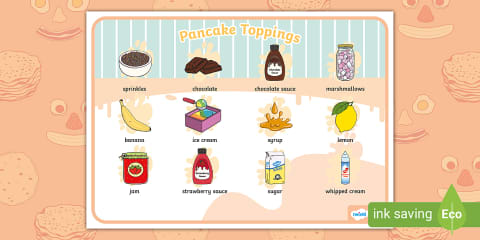 Pancake Topping Cut-Outs