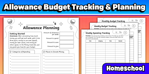 How to Budget Worksheet for 3rd-5th Grade