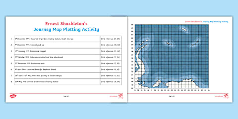 KS2 Ernest Shackleton Fact File and Quiz - KS2 - Twinkl