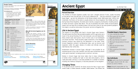 Differentiated Ancient Egypt Source Analysis Guide