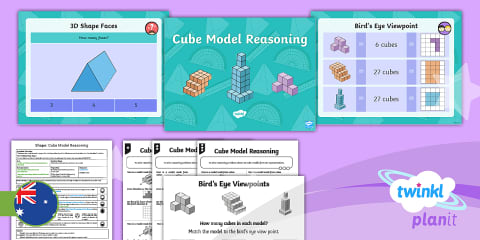 During Year 5 Spatial Reasoning: 2D and 3D Shapes (Front, Side and Top ...