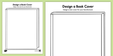 Design a Book Cover Worksheet