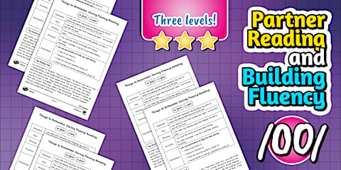 Fluency Pairs Feedback Form and Teacher Guidance Pack