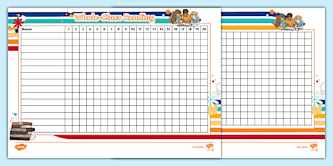 Editable Class Reward Chart