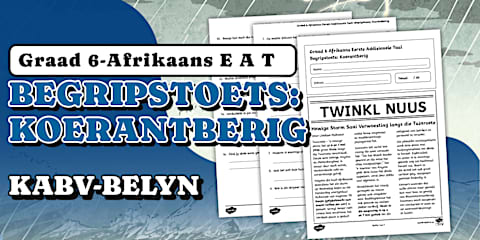 Senior Fase - Afrikaans - Hoe om 'n Koerantberig te Skryf (KABV-belyn)