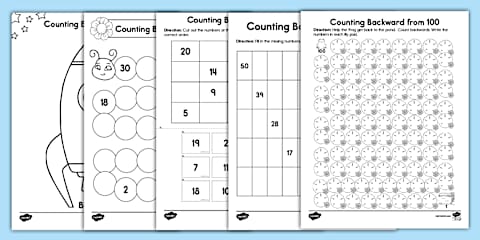 Missing Numbers to 100 Worksheet
