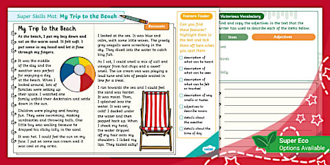 KS1 Analyse & Use/Edit & Improve School Trip Recount Activity Pack