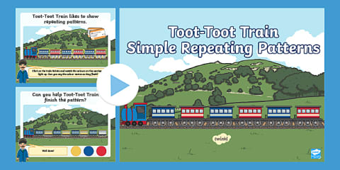 Winter Repeating Patterns Interactive Game