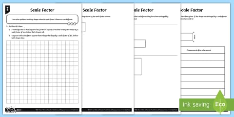 Using Scale Factors in Enlarging Lengths Area and Volume