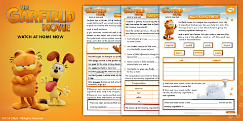 Garfield: Maths Decoder Activity Sheet [Ages 5-7]