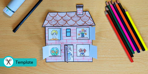House Emoticon Cut Out