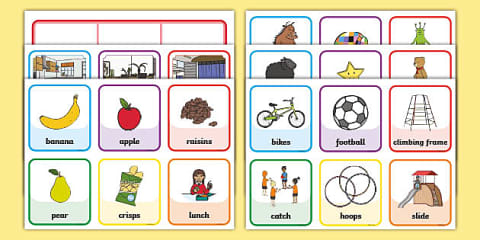 Children Snack Time Communication Board - SEND Resources