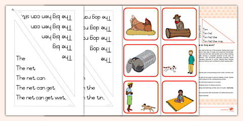 Reading Fluency - Pyramid Sentences Phase 2