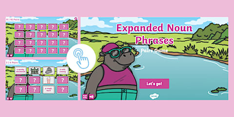 Noun Phrases Interactive Matching Activity