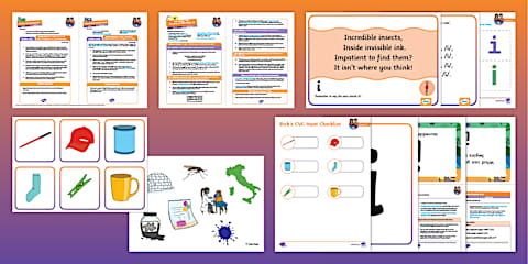 Twinkl Phonics Level 1-2 Week 2 Day 1 Pack