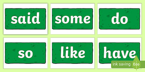 Level 4 Tricky Word Flashcards
