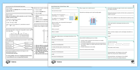 Edexcel GCSE Chemistry Topic 6: Groups in the Periodic Table Foundation ...