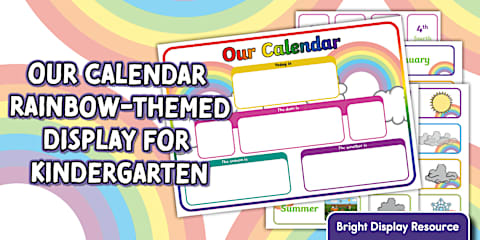 Rainbow Instant Photo Style Display Images