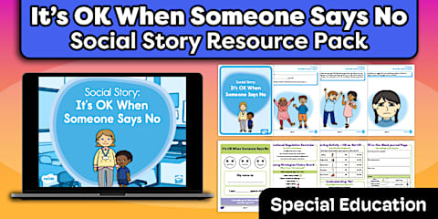 Transitions Social Story Booklet for Special Education