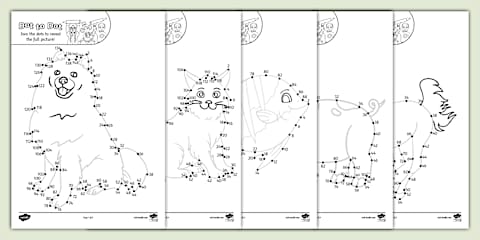 Skip to Dot Activity Sheets