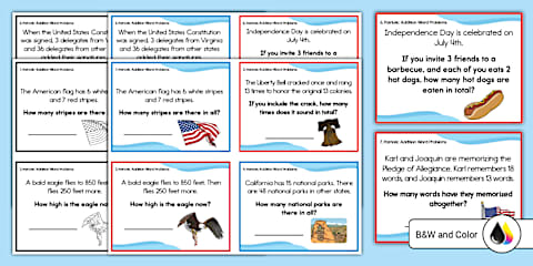 Patriotic Word Mat