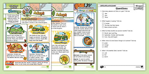 World Ocean Day Reading Comprehension Activity for Ages 5-7