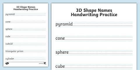 EYFS 3D Shapes Continuous Provision Planning Ideas Resource Pack