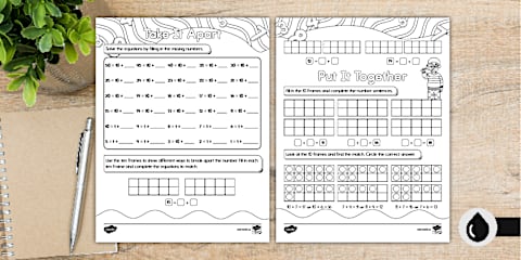 Worksheet 2: Break It Down! Decomposing Numbers