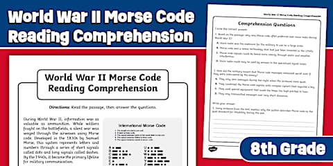 World War Two Timeline Ordering Activity for 6th-8th Grade