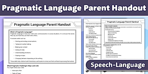 Speech-Language Therapy Goal Bank