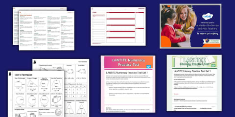 LANTITE Literacy Practice Test Pack