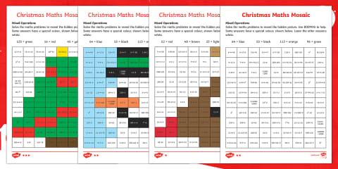 Addition and Subtraction Multi-step Word Problems Christmas Maths ...