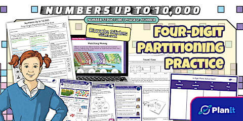 Grade 4 Math Worksheet: Understanding Numbers up to 10, 000