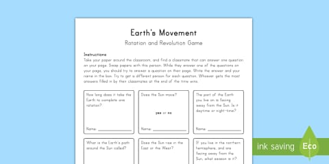 Day and Night Science Experiments - Australia - Twinkl