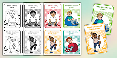 I Need a Break Cards - Twinkl