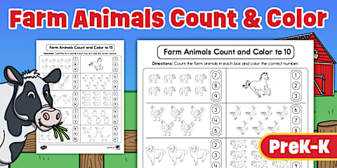 Summer Counting Objects 1-20 Google Slides & PowerPoint for PreK-K