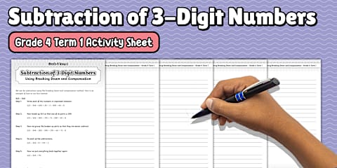 Addition and Subtraction of 4-Digit Numbers – Grade 4 Term 2 - Activity ...