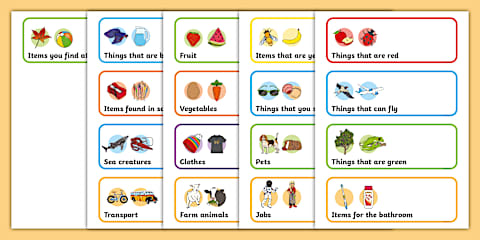 Divergent and Convergent Naming | Matching Activity