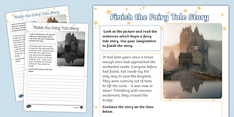 농장에서 창의적 글쓰기 On the Farm Short Burst Writing Template