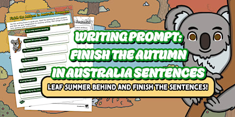 Nature of Australia Photo Caption Writing Template