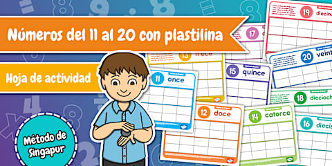 Hoja de actividad: Representación del 11 al 20