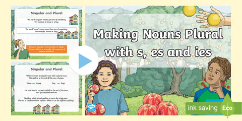 Plurals '-s' and '-es' Worksheet