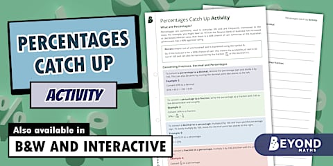 Percentages Review Handout