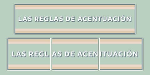 Paquete: Pósters de reglas de acentuación
