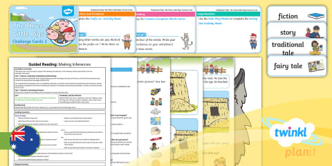 Year 1 Traditional Tales: The Three Little Pigs Unit Pack